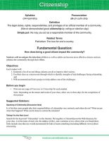 Character Lesson Plans - School Datebooks