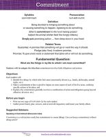 Character Lesson Plans - School Datebooks