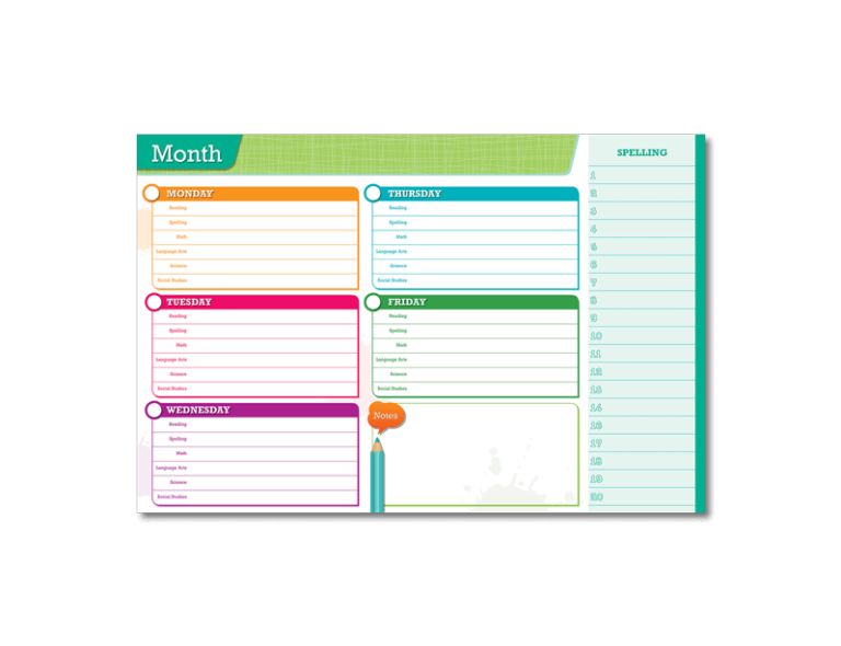 Engage and Imagine Wall Chart - School Datebooks
