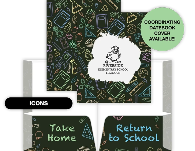Personalized Folders - School Datebooks