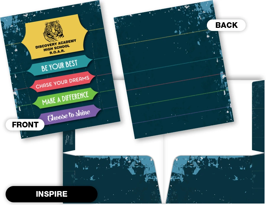 Personalized Folders - School Datebooks