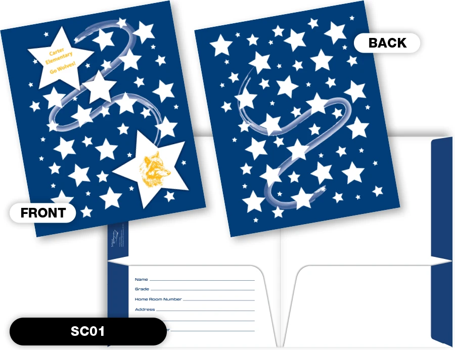 Custom Folders - School Datebooks
