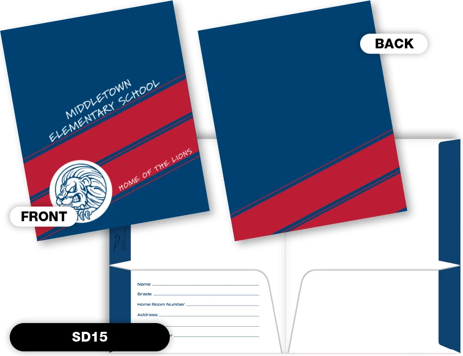 Custom Folders - School Datebooks