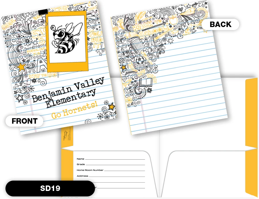 Custom Folders - School Datebooks
