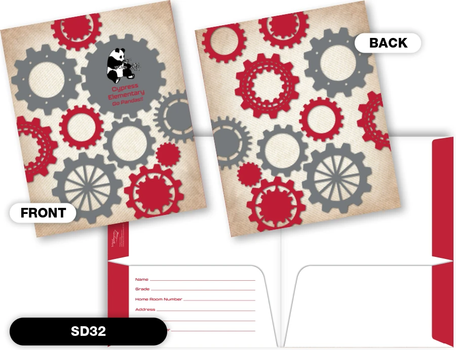 Custom Folders - School Datebooks
