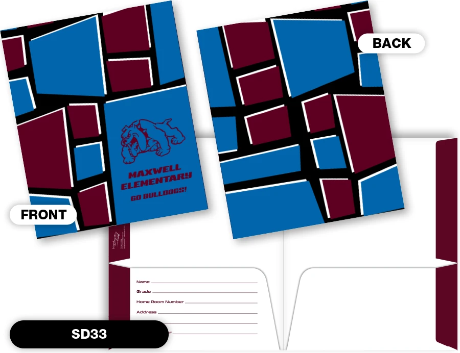 Custom Folders - School Datebooks