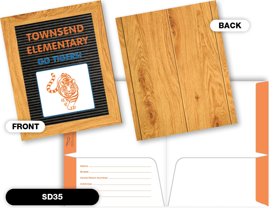 Custom Folders - School Datebooks