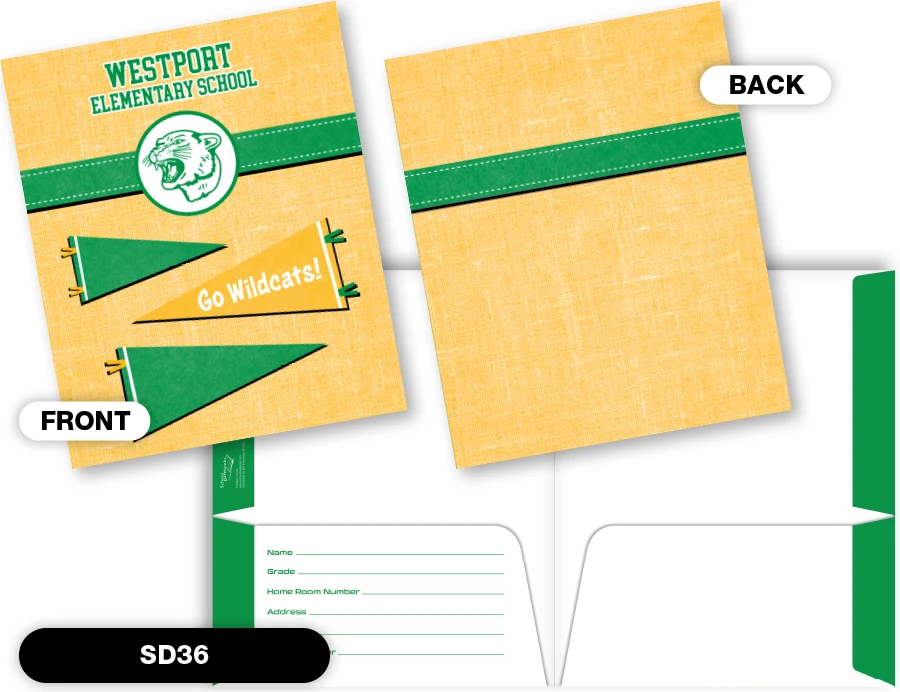 Custom Folders - School Datebooks