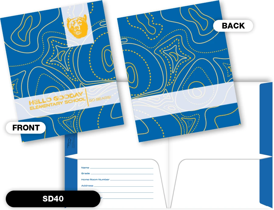 Custom Folders - School Datebooks