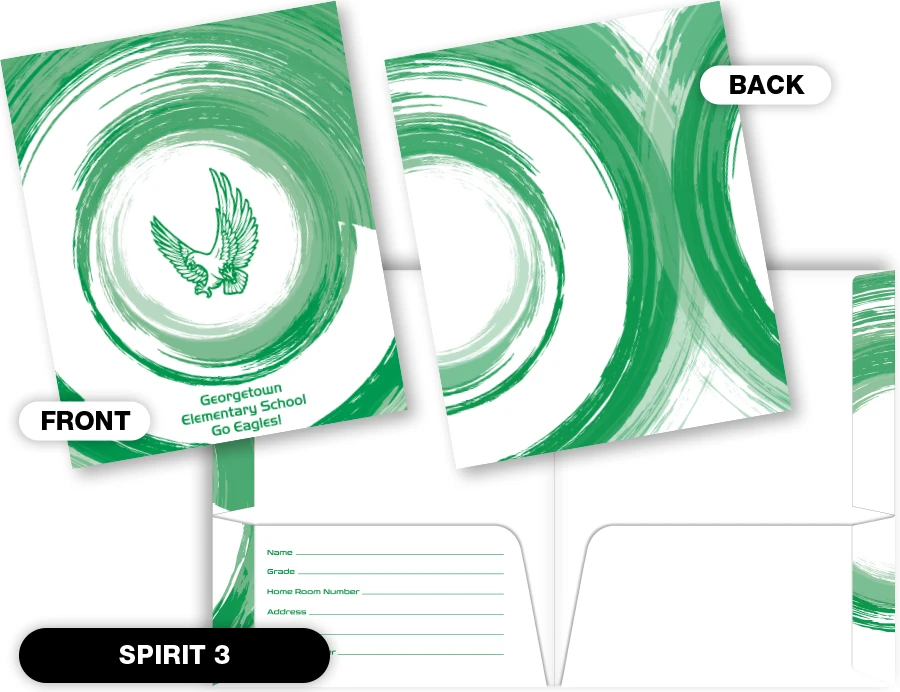Spirit Folders - School Datebooks