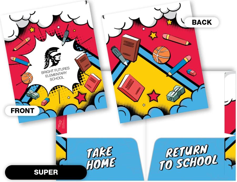 Personalized Folders - School Datebooks