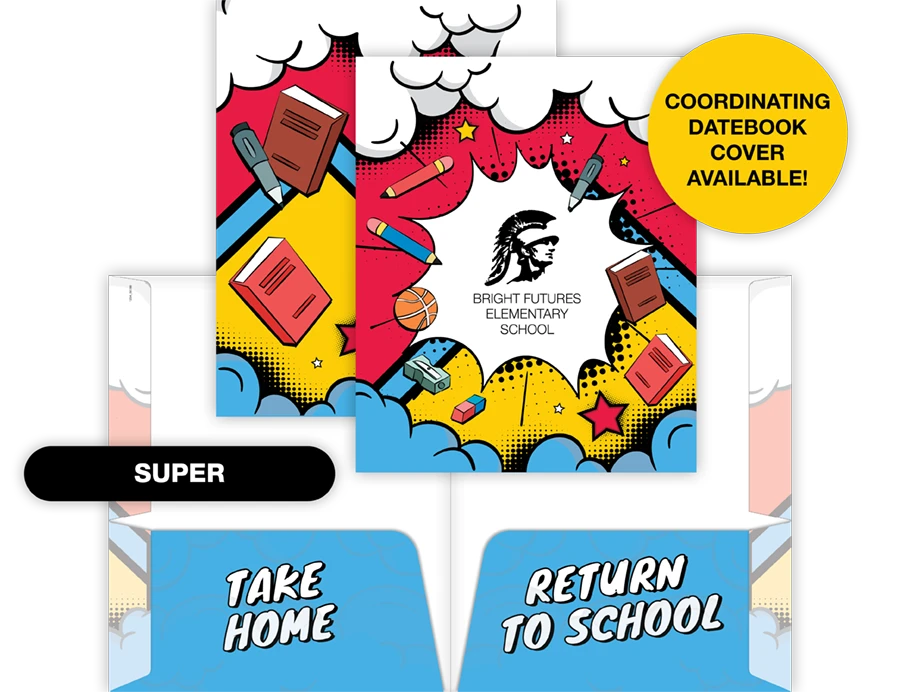 Personalized Folders - School Datebooks